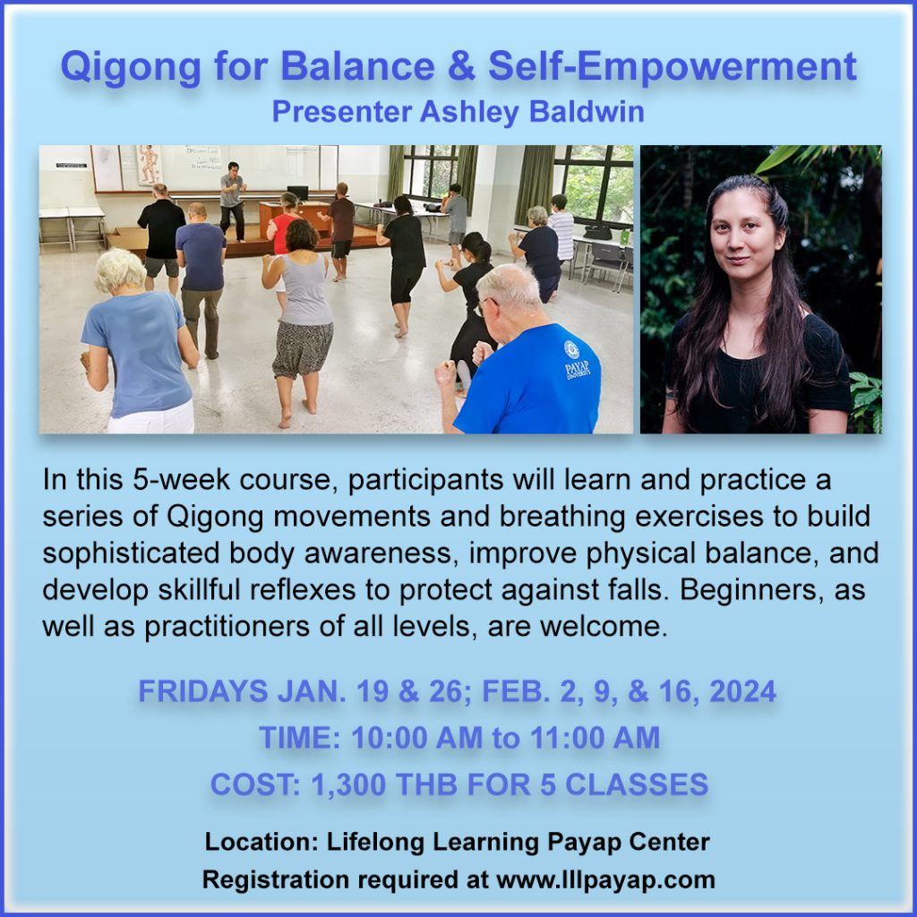 Qigong for Balance - Lifelong Learning Payap